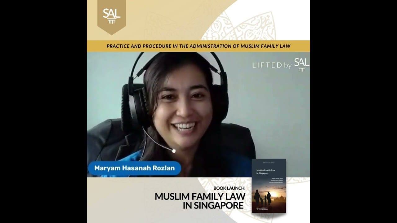 Interview with the authors of Muslim Family Law in Singapore - Singapore Academy of Law