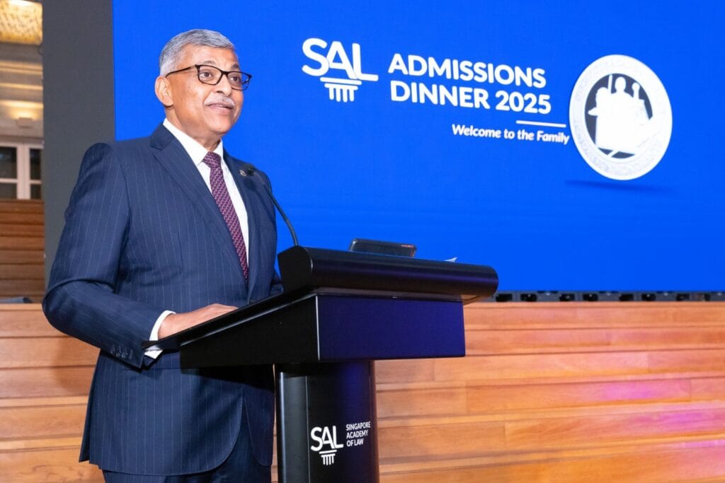 Speech by Chief Justice Sundaresh Menon at Mass Admissions Dinner 2025 - Singapore Academy of Law